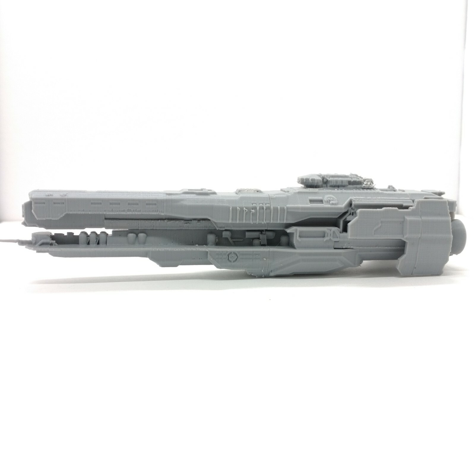 Strident Heavy Frigate Fleet Battles Halo unsc Miniature CUSTOM 6.25 ...