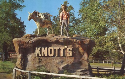 Prospector & Mule Statue Knotts Berry Farm Buena Park California ...