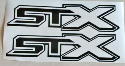 STX 4X4 Vinyl Decal Fits all Ford Trucks set of 2 decals stickers Fast ...