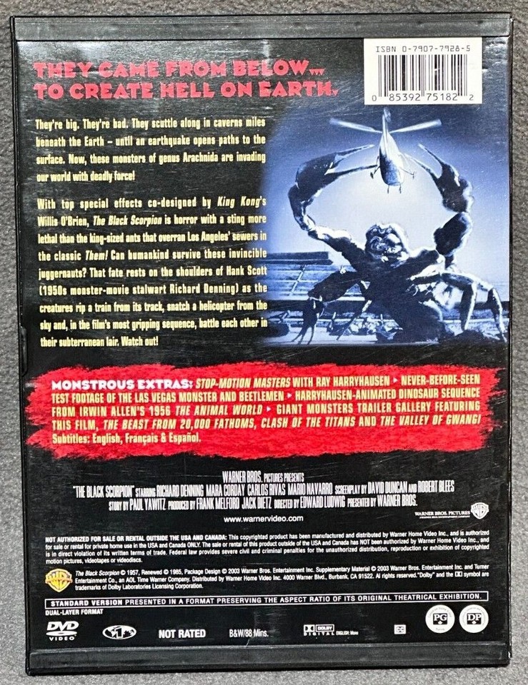 Horror, Sci-Fi and Monster DVD Movies - Pick and Choose - Combined ...