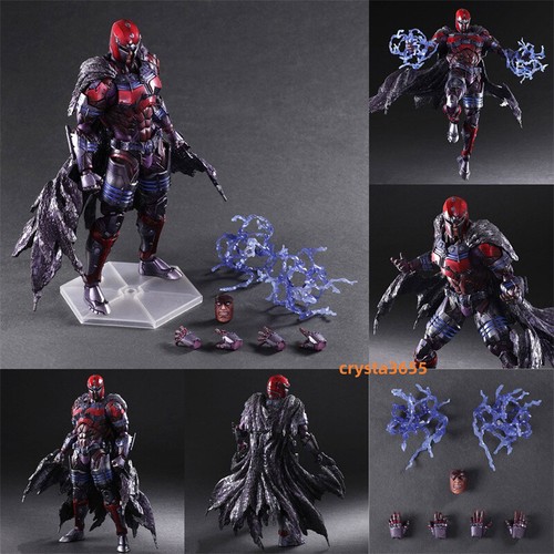 Play Arts X-Men Magneto Erik Lensherr Action Figure Model Statue 26cm ...