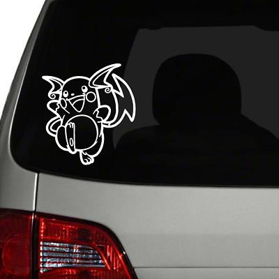 Vinyl Decal Sticker. Car, Window, Wall... 026 Raichu (6" x 6.5") | eBay