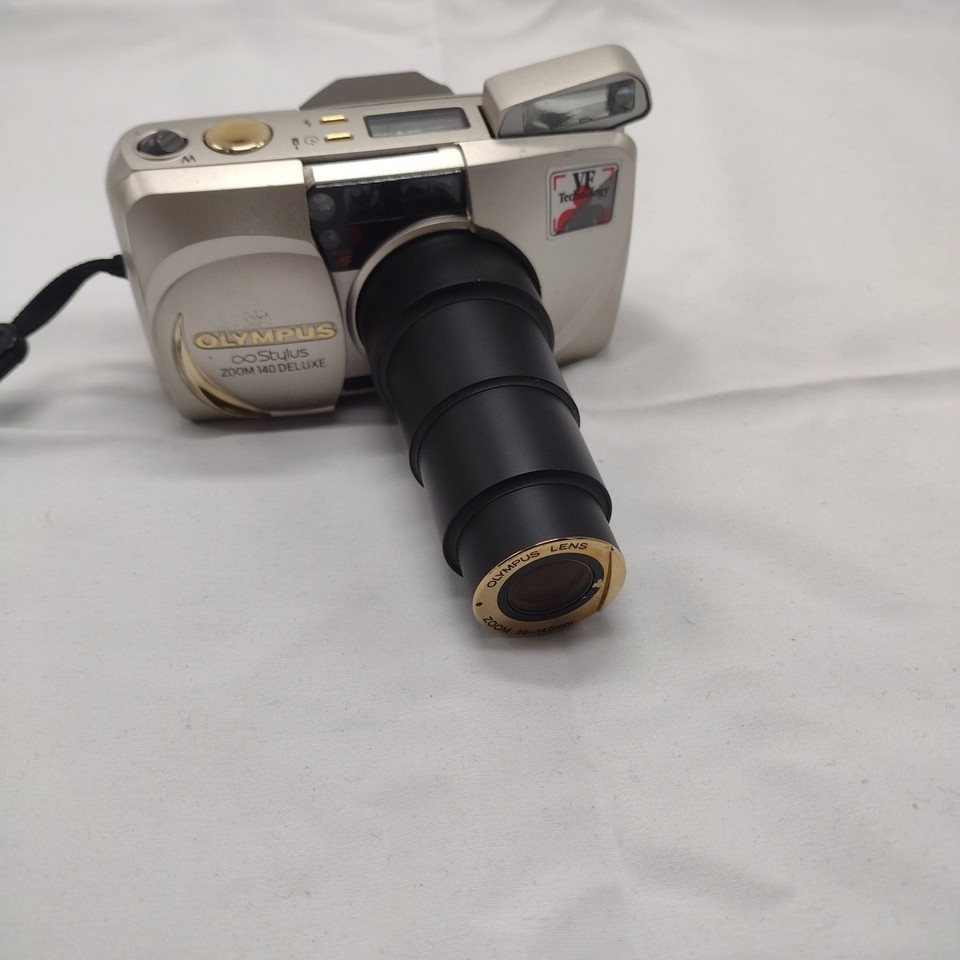 Olympus Stylus Zoom 140 Deluxe 35mm Point & Shoot Film Camera Tested ...