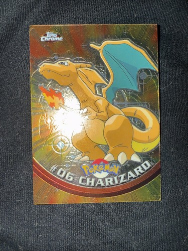 Topps Chrome Pokémon Charizard #06 MISCUT | eBay