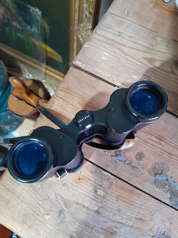 VINTAGE CARL ZEISS JENA DDR JENOPTOM MULTI COATED 8X30W BINOCULARS ...