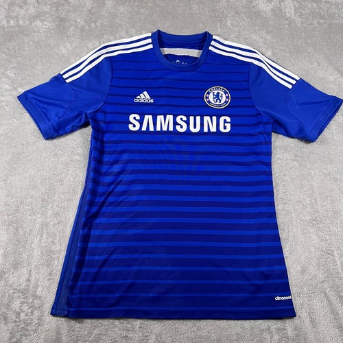 Chelsea Football Club Jersey Mens Large Adidas Samsung Climacool ...