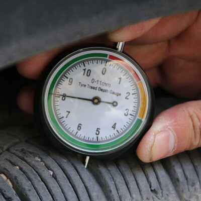 Dial Tire Tread Depth Gauge in MM,Professional for Motorcycle, Car ...