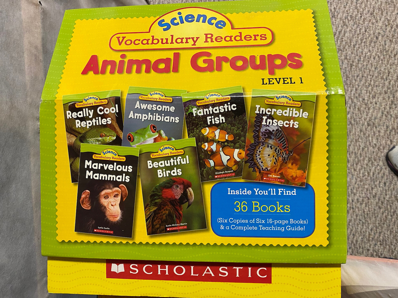 Science Vocabulary Readers Set: Animal Groups : Exciting Nonfiction ...