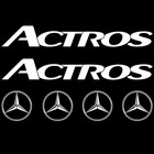 MERCEDES ACTROS XL aufkleber sticker lastwagen truck 6 Stücke Pieces | eBay