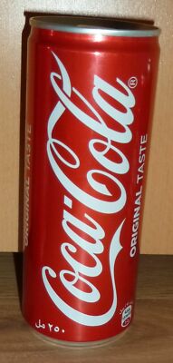 rare COCA-COLA Coke ORIGINAL TASTE 250ml can cans UAE United Arab ...