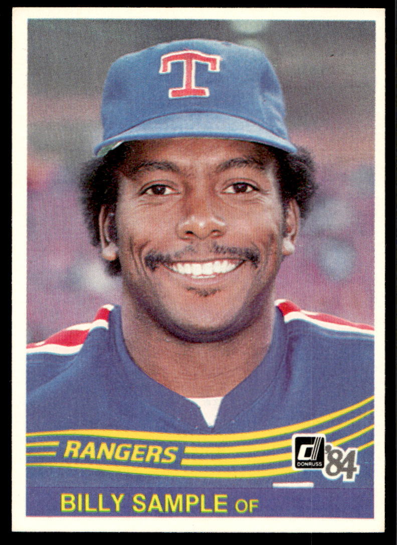 1984 Donruss 403 Billy Sample Texas Rangers Baseball Card | eBay
