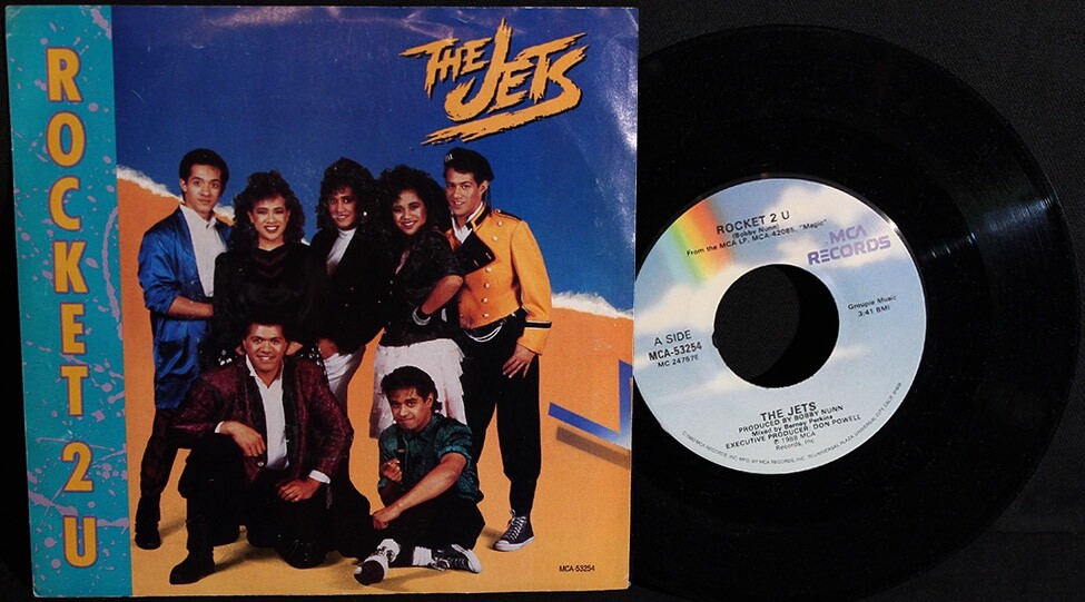 Jets-Rocket 2 U-Our Only Chance-MCA 53254-VTG 1988 Picture Sleeve 45-NM ...