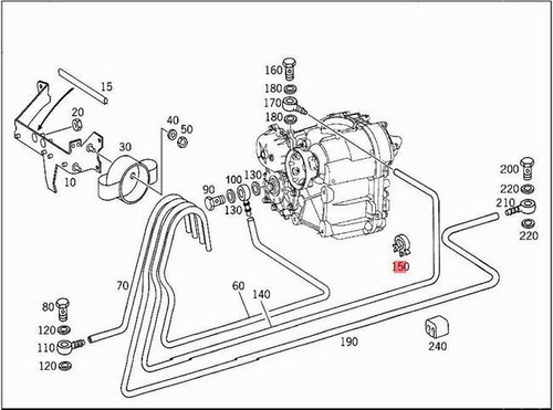 Genuine Mercedes Jaw Clamp 5pcs 414 903 A124 A208 0009955244 | eBay