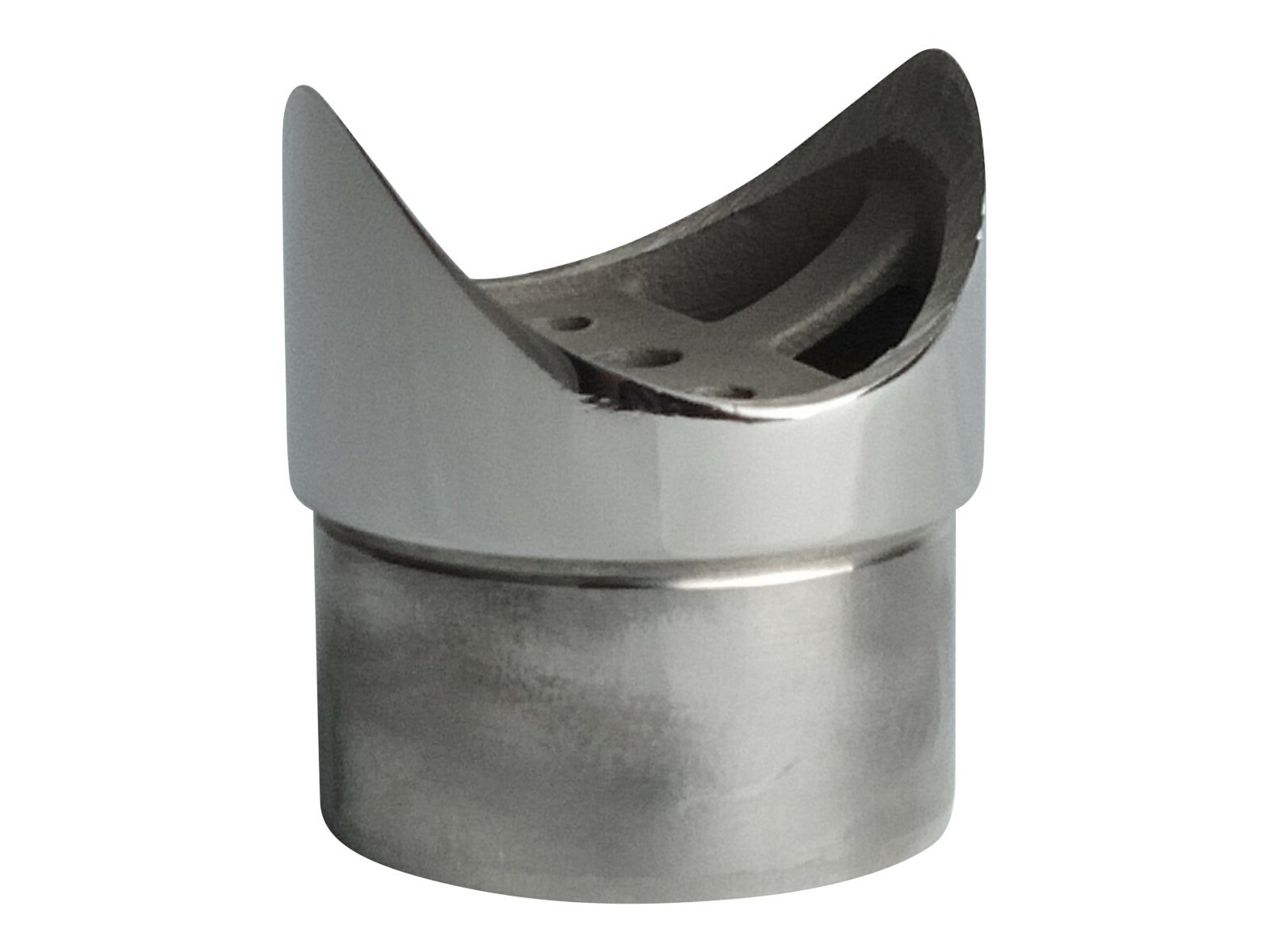 HANDRAIL SUPPORT PERPENDICULAR CONNECTOR 316 STAINLESS STEEL TUBE 50 ...