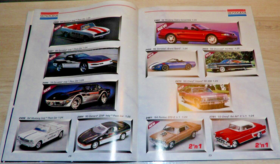 MONOGRAM MODEL KITS CATALOG 1996 CARS TRUCKS STAR TREK | eBay