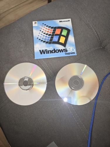 Microsoft Windows 95 Retail Upgrade and Companion CD's with Key and ...