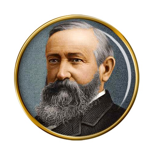 President Benjamin Harrison Plug Badge | eBay