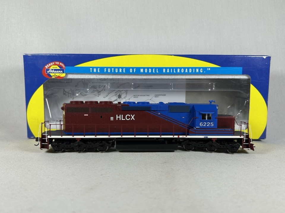 HO Athearn RTR Helm Leasing HLCX SD40-2 #6225 | eBay