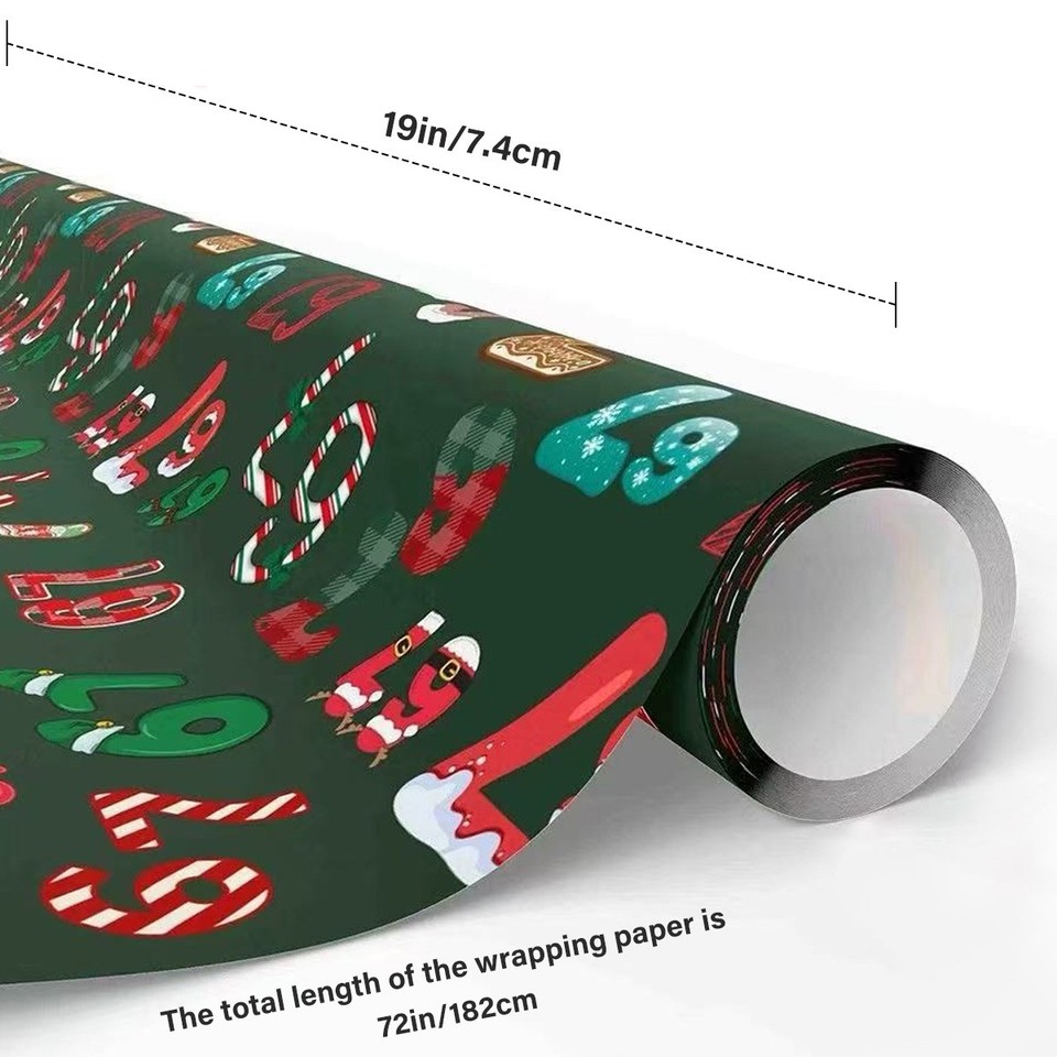 67 Christmas Wrapping Paper, 6 7 Meme Wrapping Paper, 67 Meme Funny ...