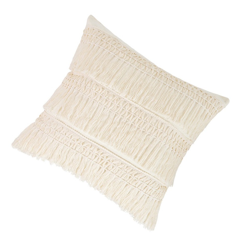 2 Pcs Pillow Covers Cushion Farmhouse Pillows with Tassels Throw | eBay ...