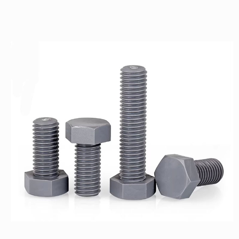M18 Gray Color PVC Plastic Hex Head Screws outer hexagonal screw bolt ...