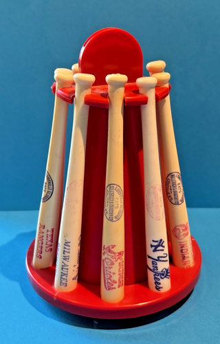 1970’s Louisville Slugger MLB American League Baseball 10-Bat Coin Bank ...