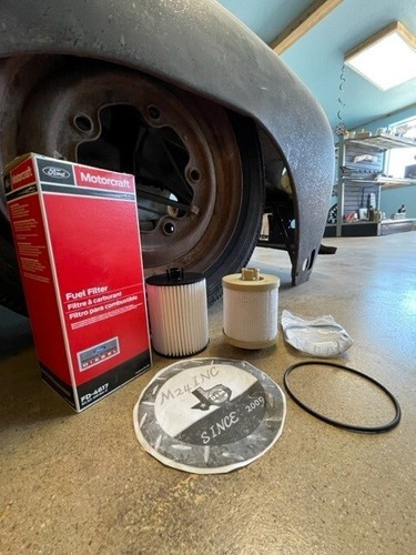 (1) Motorcraft FD4617 Fuel Filter Ford F350 F450 Super Duty 6.4 8C3Z ...