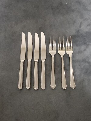 7 piece Mikasa CLASSICO SATIN Stainless Flatware | eBay