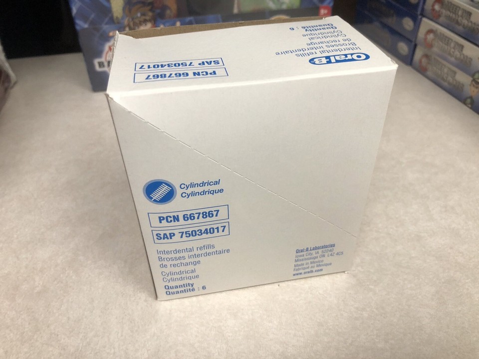 36 Oral B Interdental Refills Cylindrical Brushes 2.7mm Fine New | eBay