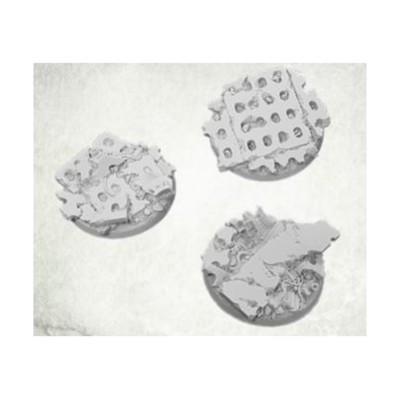 Kromlech Mini Bases 50mm Round Base - Concrete Slabs Pack New | eBay