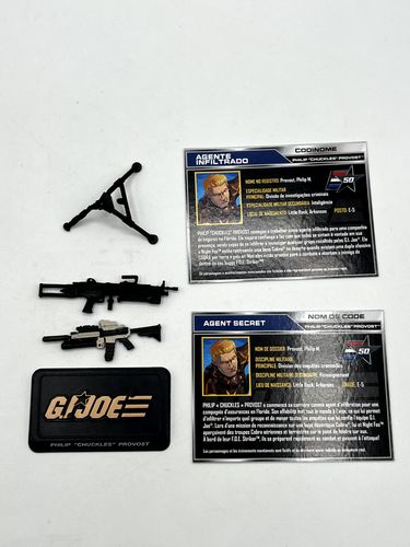 GI Joe PHILIP CHUCKLES PROVOST File Card Accessories 2015 50th ...