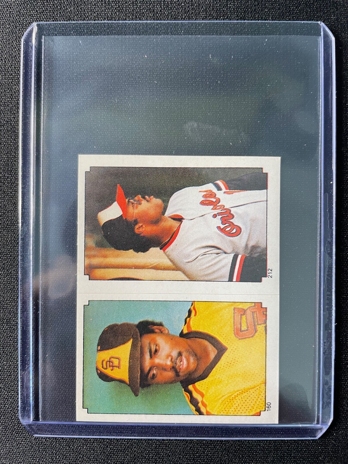 1984 Topps Album Stickers Tony Gwynn/Dan Ford #160/212 Padres/Orioles ...