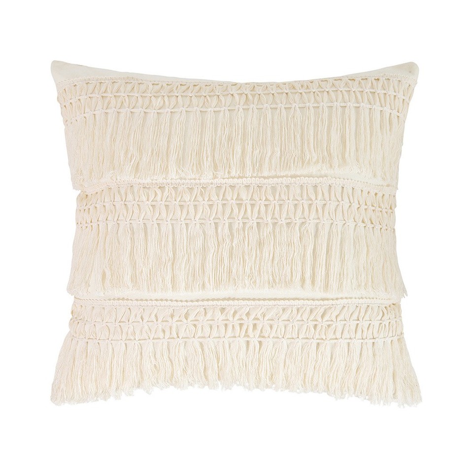 2 Pcs Pillow Covers Cushion Farmhouse Pillows with Tassels Throw | eBay ...