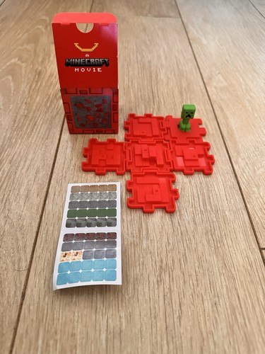 Minecraft McDonald’s Toy 2025 Movie Expandable Creeper Redstone Sticker ...