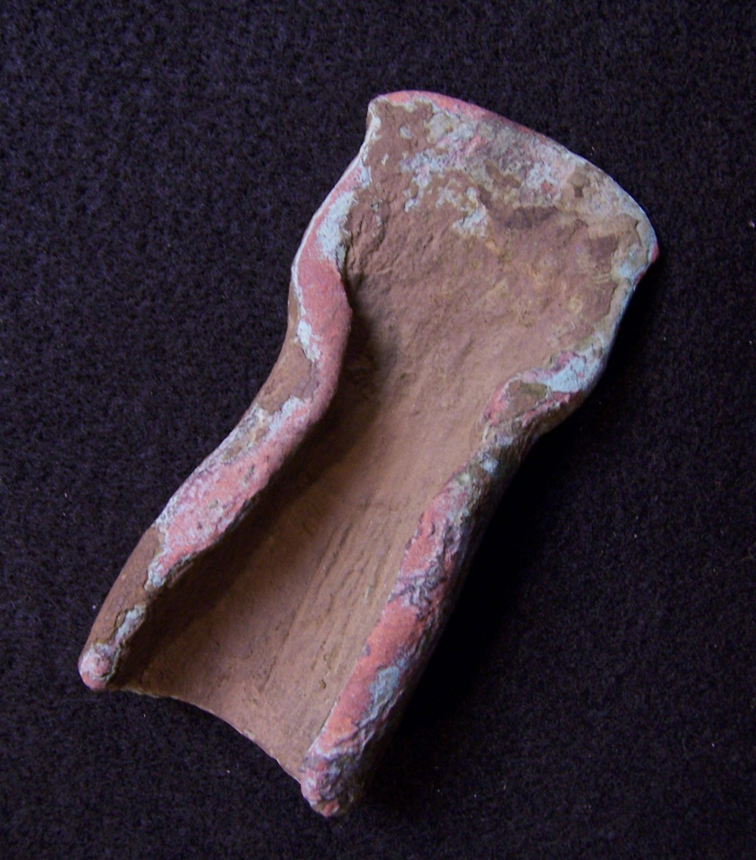 HEAVY, AUTHENTIC OLD COPPER CULTURE FLARED BIT SPUD FROM LANGLADE CO ...
