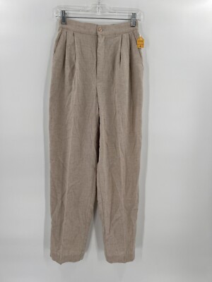 NEW Vintage David Paul New York Linen Look Dress Slacks/Pants | eBay