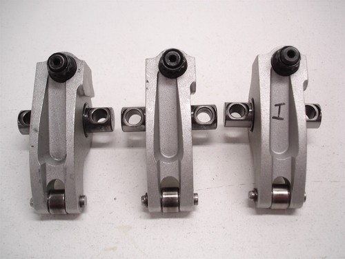 3 NASCAR JESEL E*DR 1.90 RATIO SHAFT ROLLER ROCKER ARMS 1.850 PIVOT SB2 ...