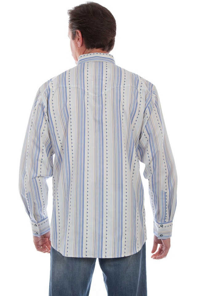 Scully Men's Signature Series Long Sleeve Election Shirt PS-253 | eBay