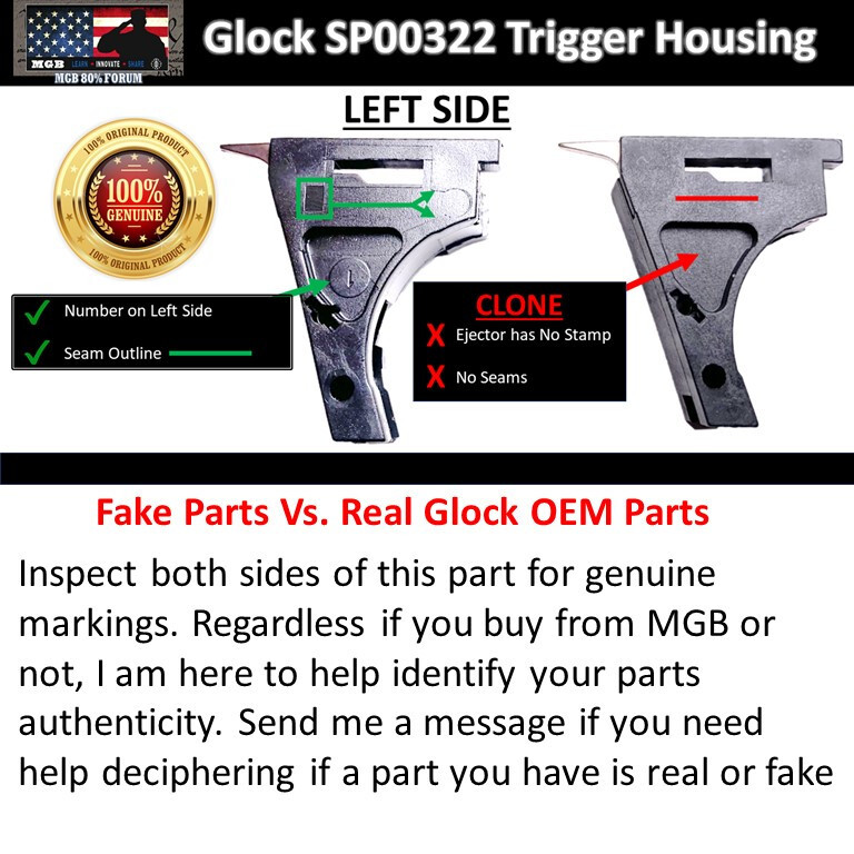 Glock 26 Lower Parts Kit Gen 3 OEM G26 LPK Complete Custom Upgrade | eBay