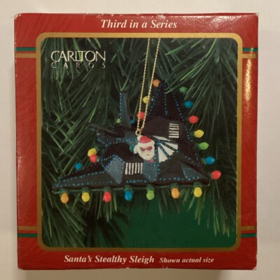 Carlton Cards Santa’s Stealthy Sleigh Christmas Ornament | eBay