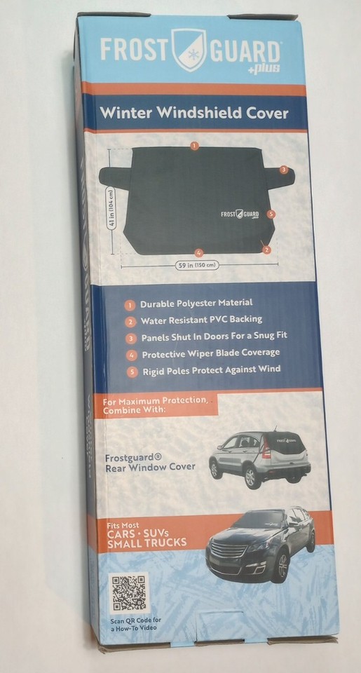 Frost Guard Plus Winter Windshield Cover For Cars SUVs & Small Trucks ...