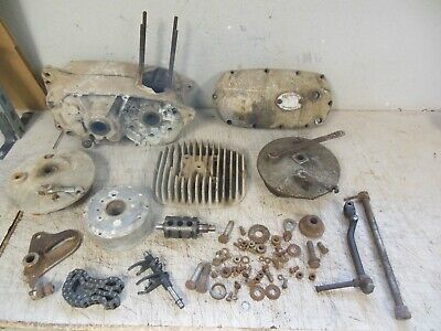 Ossa Crankcases Cylinder Head Flywheel Brake Plates Parts Lot 1971 ...