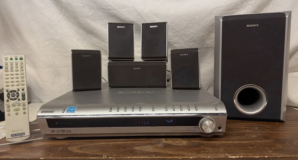 Sony DAV-DX150 5 Disc DVD Home Theater System + Remote Read | eBay