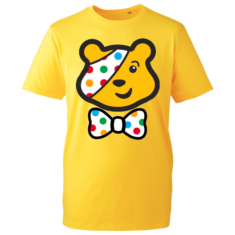 New Kids Men Women Spotty Pudsey Bear Day T-Shirt Charity Children In ...