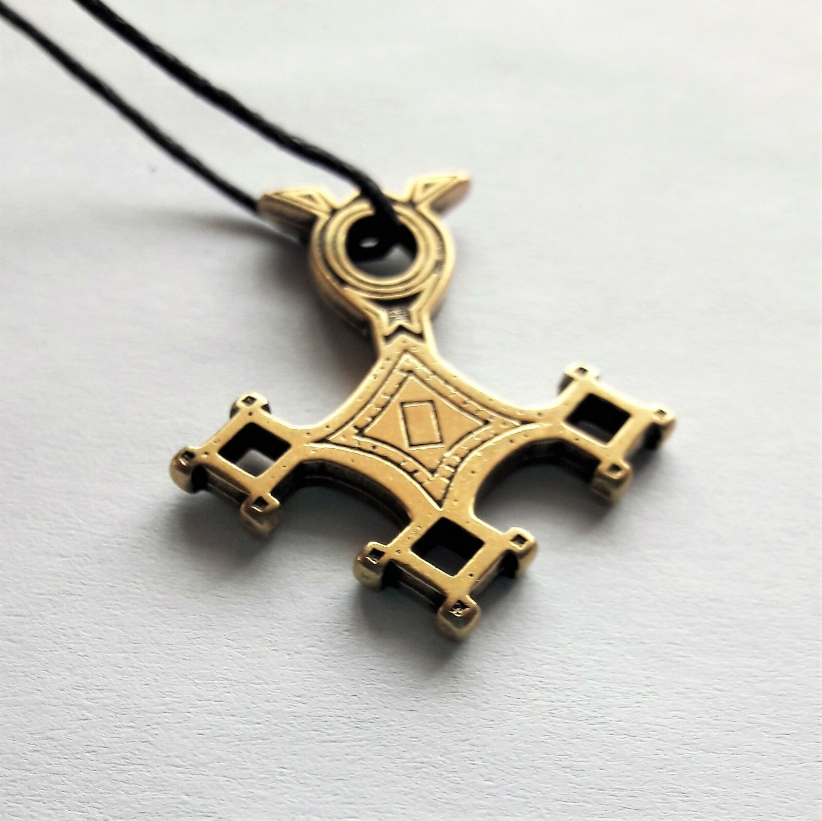 Tuareg Cross of Agadez pendant necklace African Berber Jewelry Amulet ...