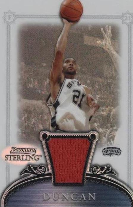 2006-07 Bowman Sterling - Tim Duncan #7 Refractor /199 (MEM) for sale ...
