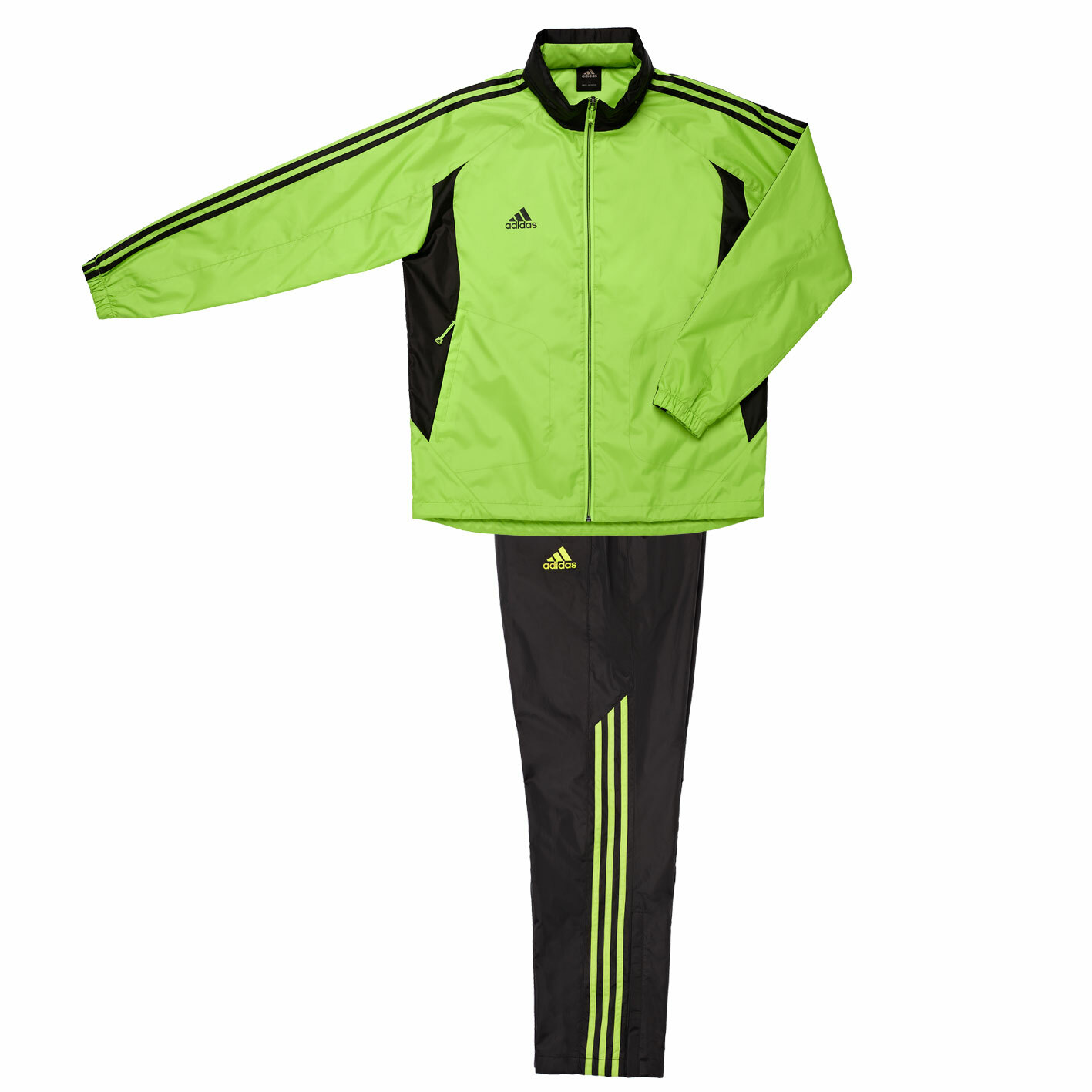 Adidas Men Woven Training Suit/Uniform/Wind Breaker Jacket+Pants/Lime ...
