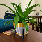 Bullet Pot Houseplant Planter Atomic Space Age Retro MCM Decor ...
