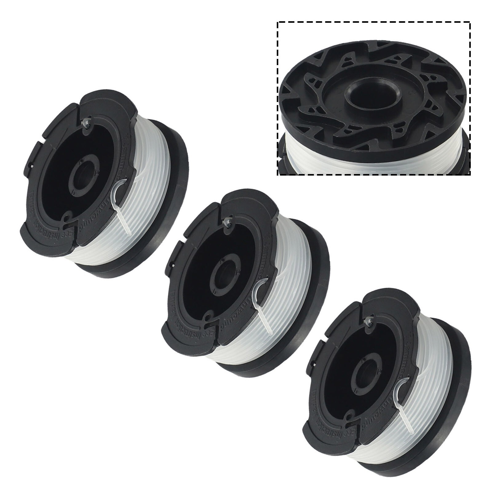 Top Notch 3PCS Spool & Nylon Line Set For A6481 Reflex Strimme Trimmer ...