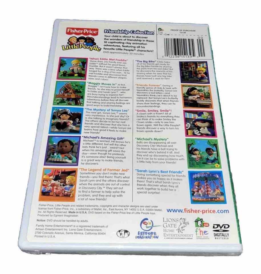 Little People Friendship Collection (DVD, 2004) Brand New Sealed Free ...